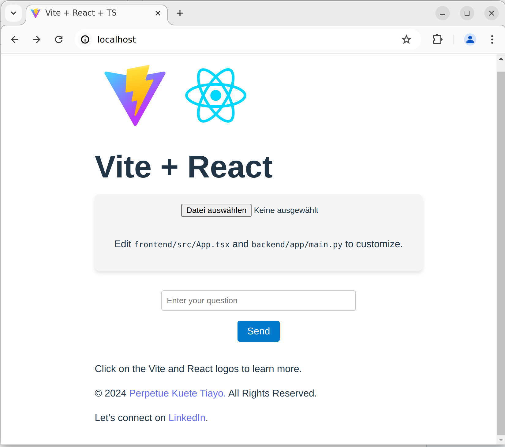 Retrieval-Augmented Generation (RAG) API Template with Frontend and Backend | Slate theme